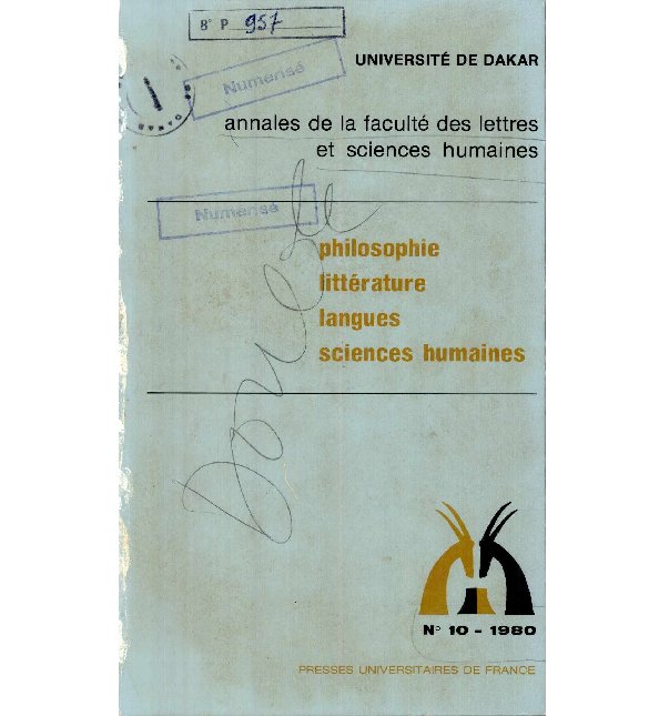 resultats 1 - 20 pour la recherche: FACULTE DES LETTRES ET SCIENCES HUMAINES DE L'UNIVERSITE ...